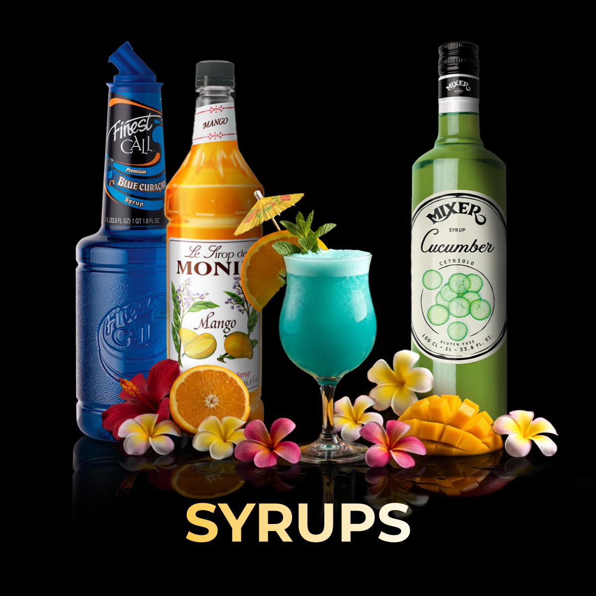 Syrups for Cocktails and Mocktails in Bulk – MONIN & MIXER | Fast Deli